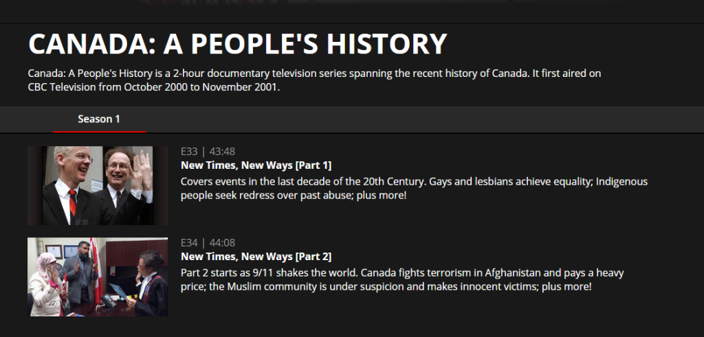 Canada: A People`s History - The Catholic Perspective Guide to the CBC ...